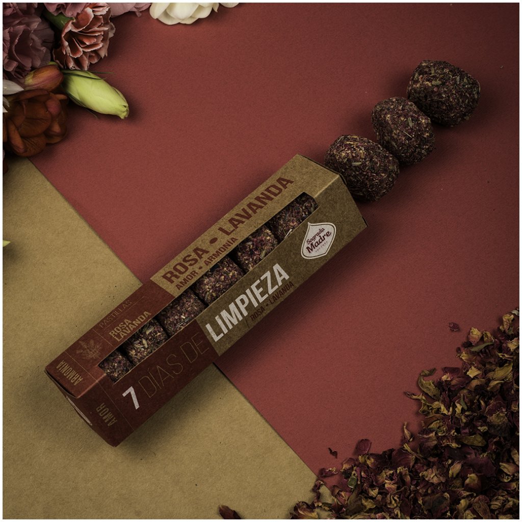 PASTILLAS 7 DIAS DE LIMPIEZA ROSA-LAVANDA - Opción Eco